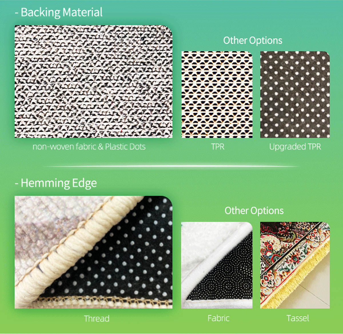 Foldable Chenille Area Rugs-zhongyi